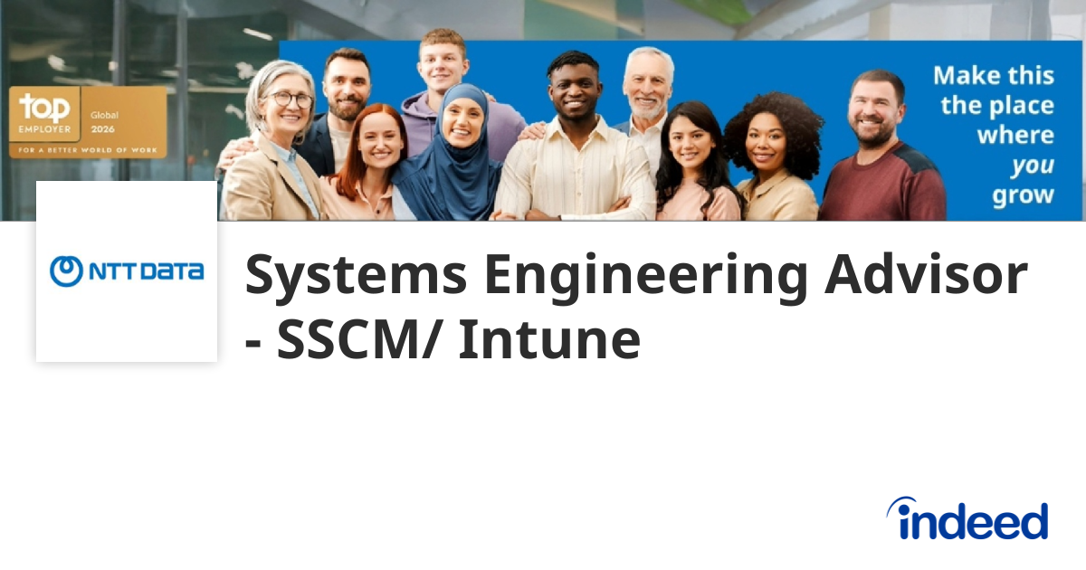 Systems Engineering Advisor - SSCM/ Intune - Hyderabad, Telangana - Indeed.com