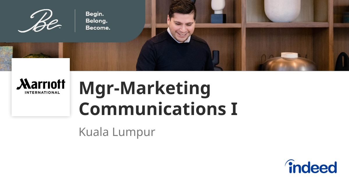 Mgr-Marketing Communications I - Kuala Lumpur - Indeed.com