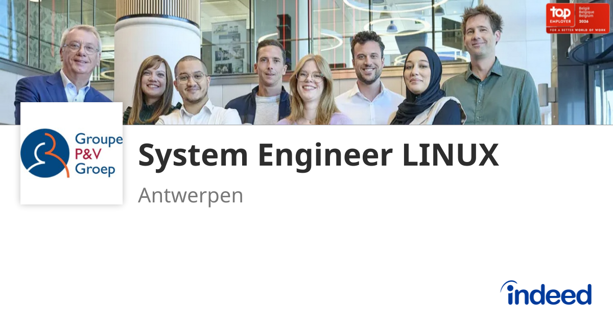 System Engineer LINUX - 2018 Anvers - Indeed.com