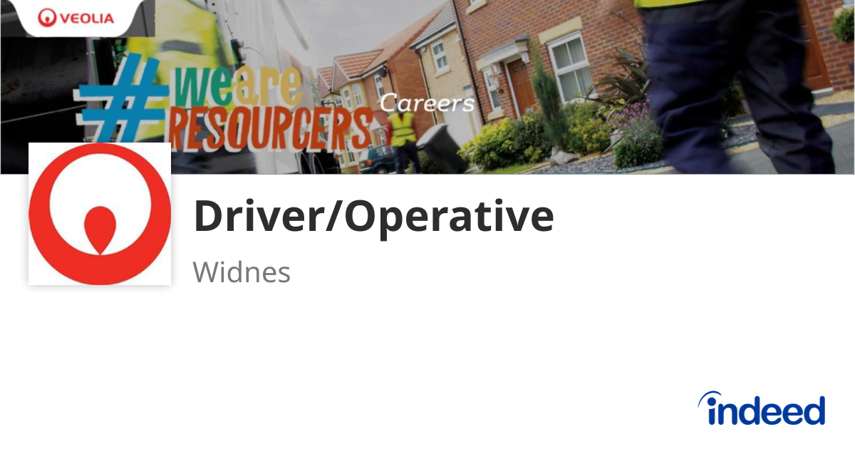 Driver/Operative - Widnes WA8 0TH - Indeed.com