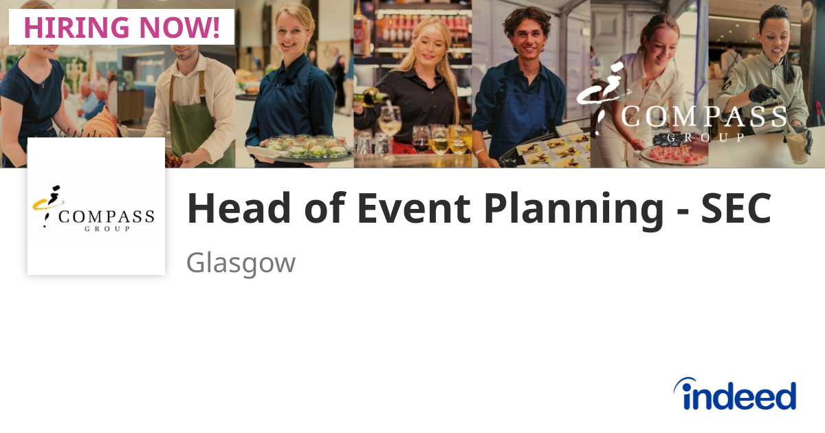 Head of Event Planning - SEC - Glasgow - Indeed.com