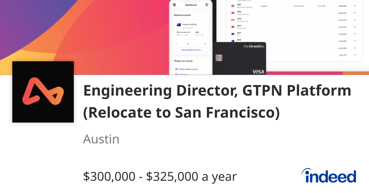 Engineering Director, GTPN Platform (Relocate to China) - Austin, TX ...