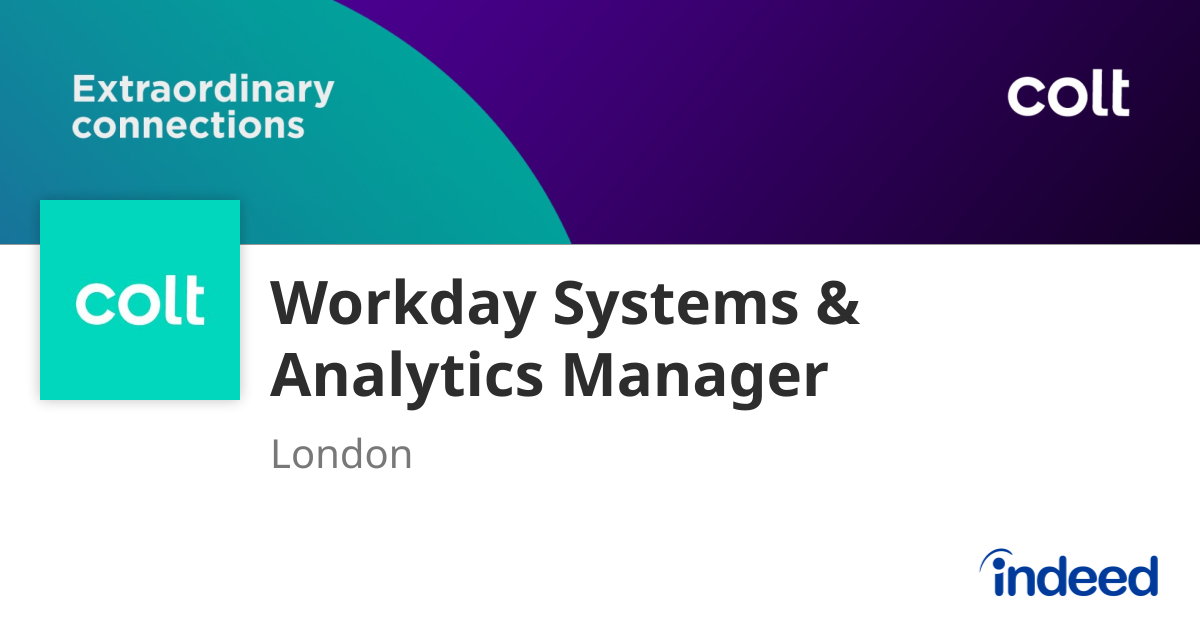 Workday Systems & Analytics Manager - London - Indeed.com