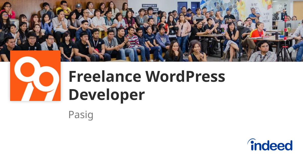 Freelance WordPress Developer - Pasig - Indeed.com