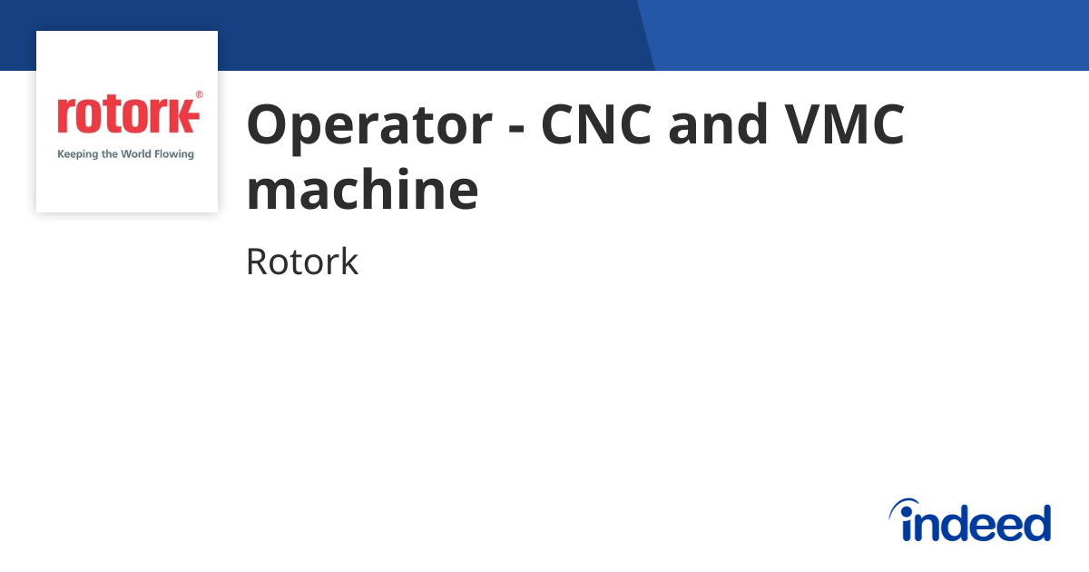 Operator - CNC and VMC machine - Bengaluru, Karnataka - Indeed.com