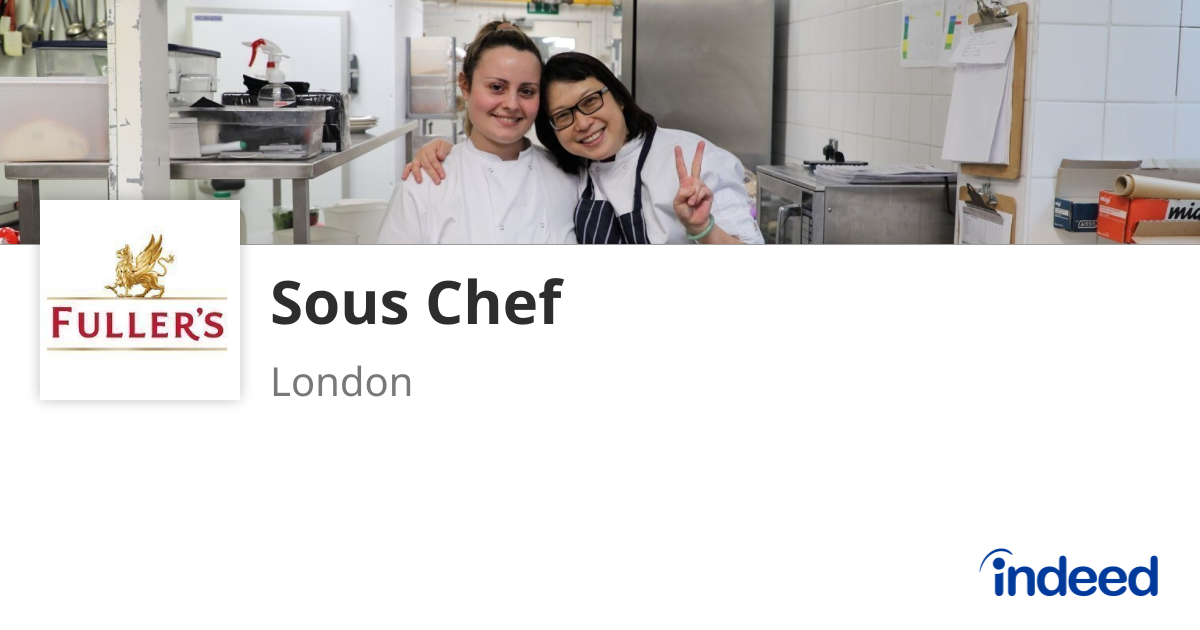 Sous Chef - London SW13 9RU - Indeed.com