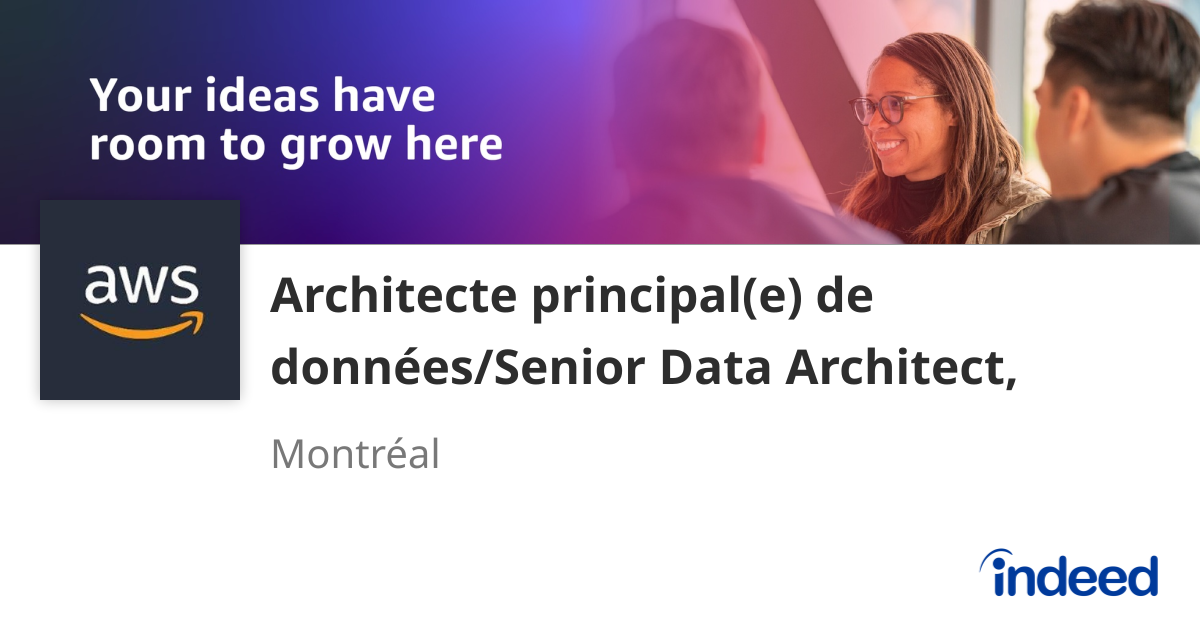 Architecte principal(e) de données/Senior Data Architect, ProServe ...
