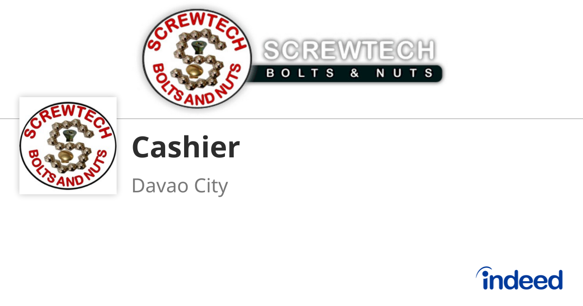 Cashier - Davao City - Indeed.com