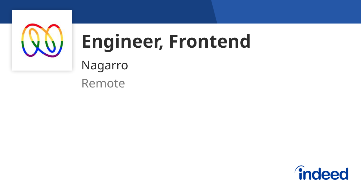 Engineer, Frontend - Remote - Indeed.com
