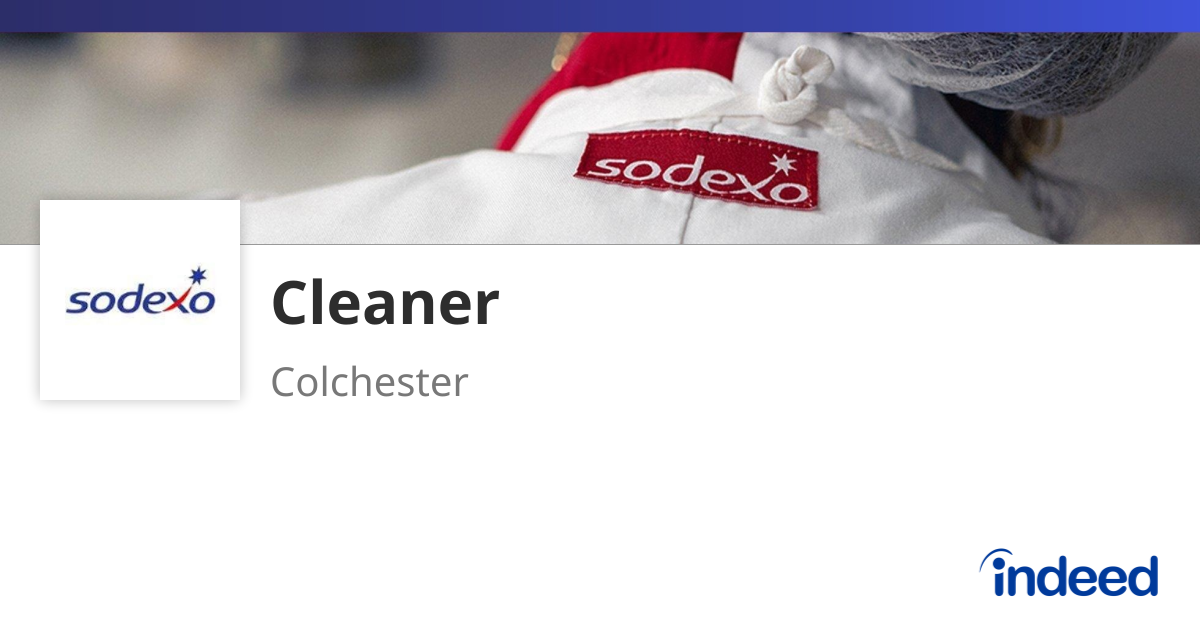 Cleaner - Colchester CO2 7UT - Indeed.com