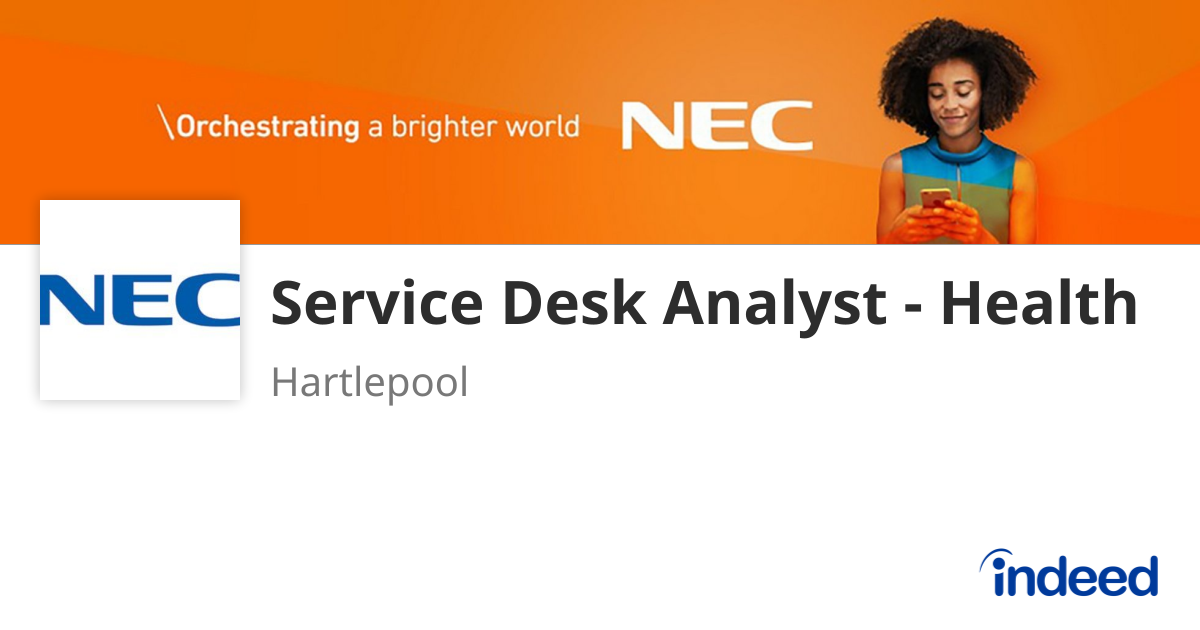 Service Desk Analyst - Health - Hartlepool - Indeed.com