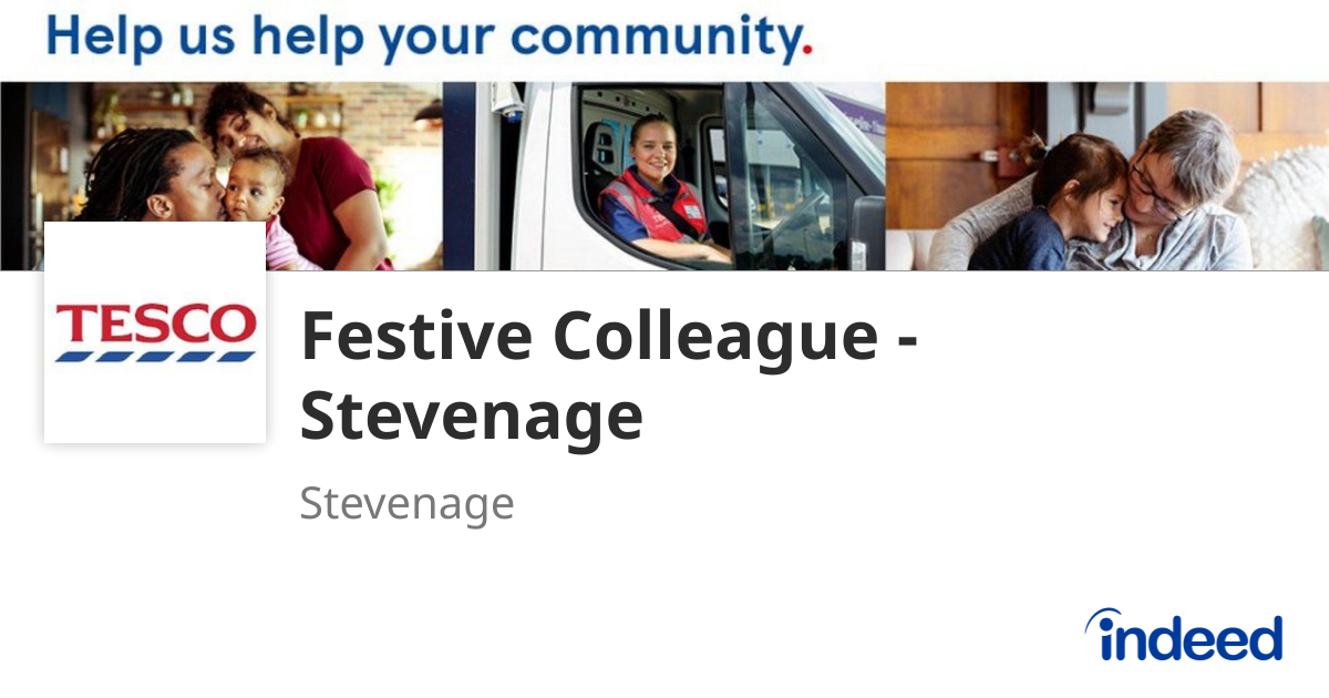 Festive Colleague - Stevenage - Stevenage SG1 1ES - Indeed.com