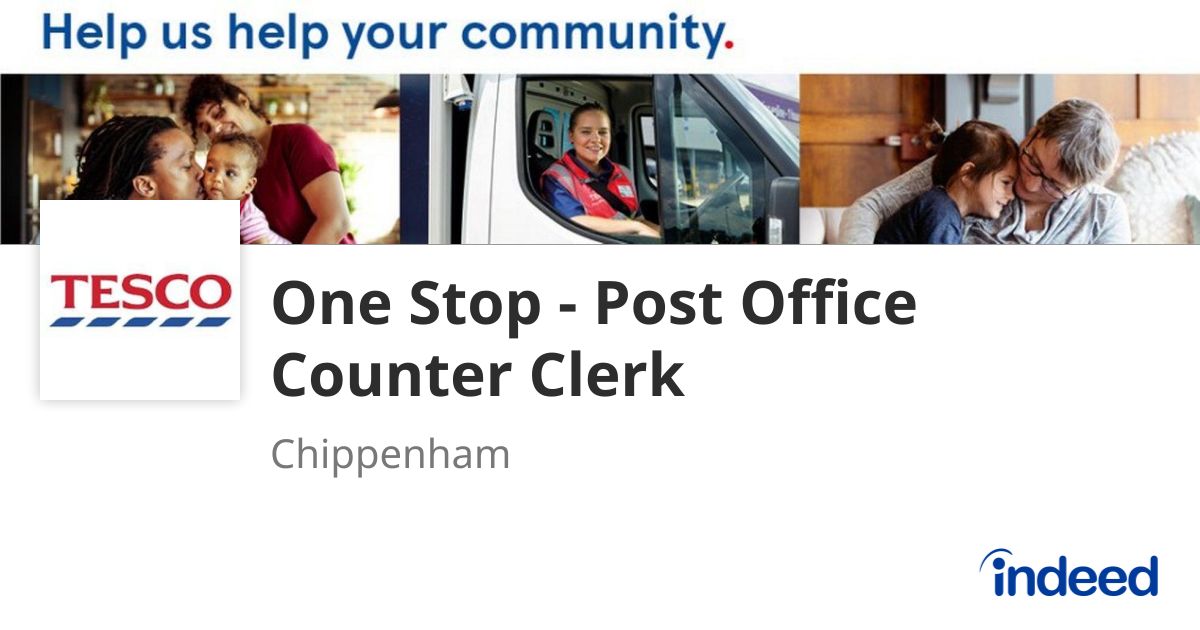One Stop Post Office Counter Clerk Chippenham SN14 0BN Indeed one-stop-post-office-counter-clerk-chippenham-sn14-0bn-indeed