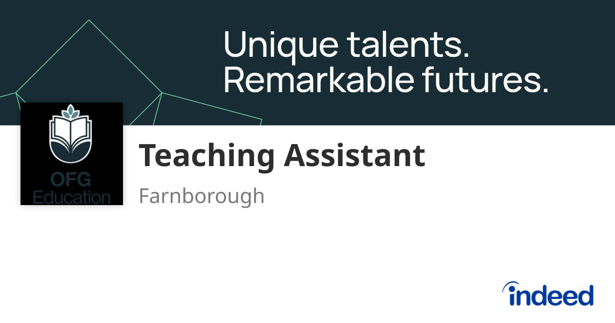 Teaching Assistant - Farnborough GU14 6EF - Indeed.com