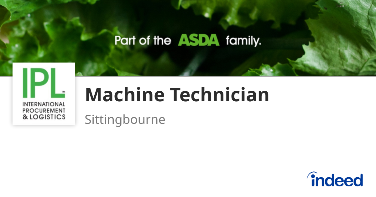 Machine Technician - Sittingbourne ME9 7TT - Indeed.com