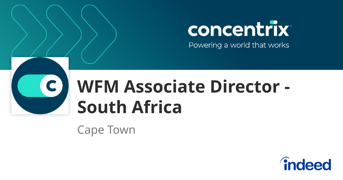 WFM Associate Director - South Africa - Cape Town, Western Cape ...