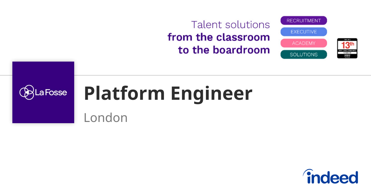 Platform Engineer - London - Indeed.com