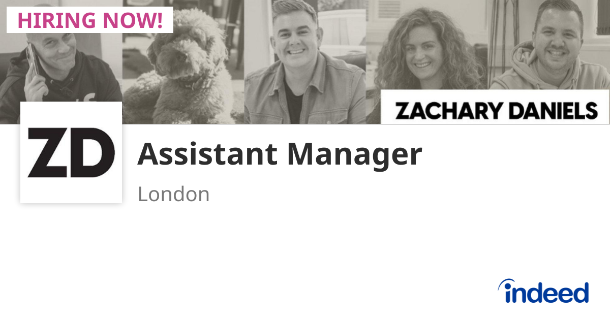 Assistant Manager - London W1B - Indeed.com