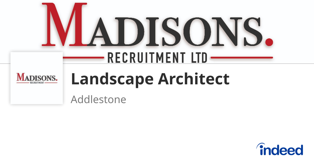 Landscape Architect - Addlestone KT15 3TG - Indeed.com
