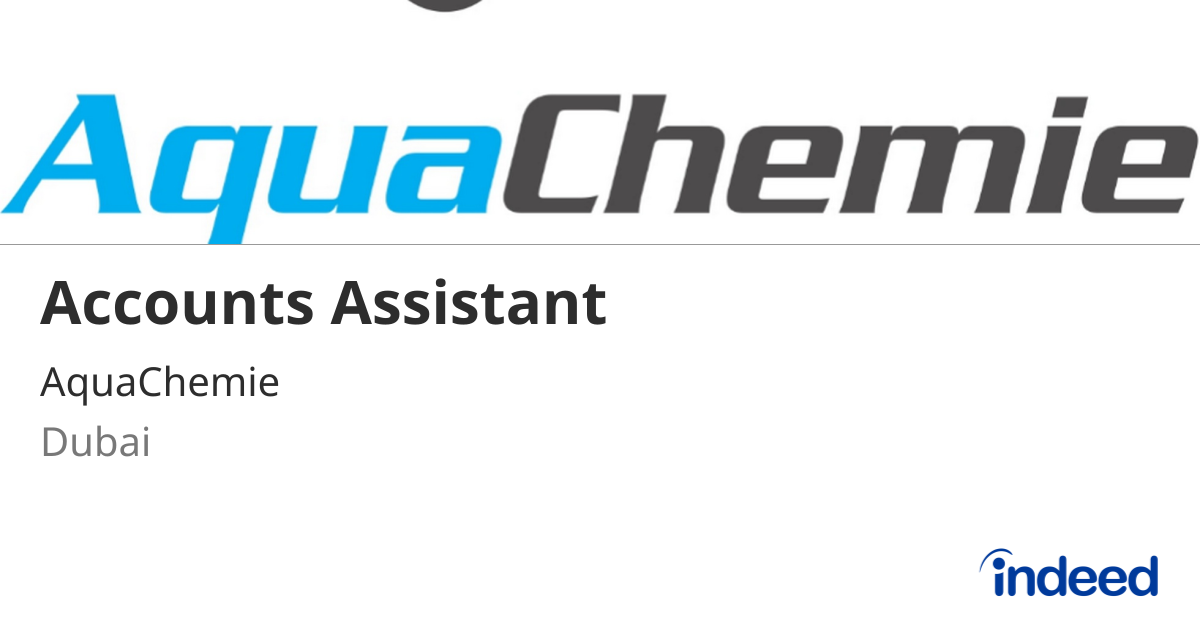 Accounts Assistant - Dubai - Indeed.com