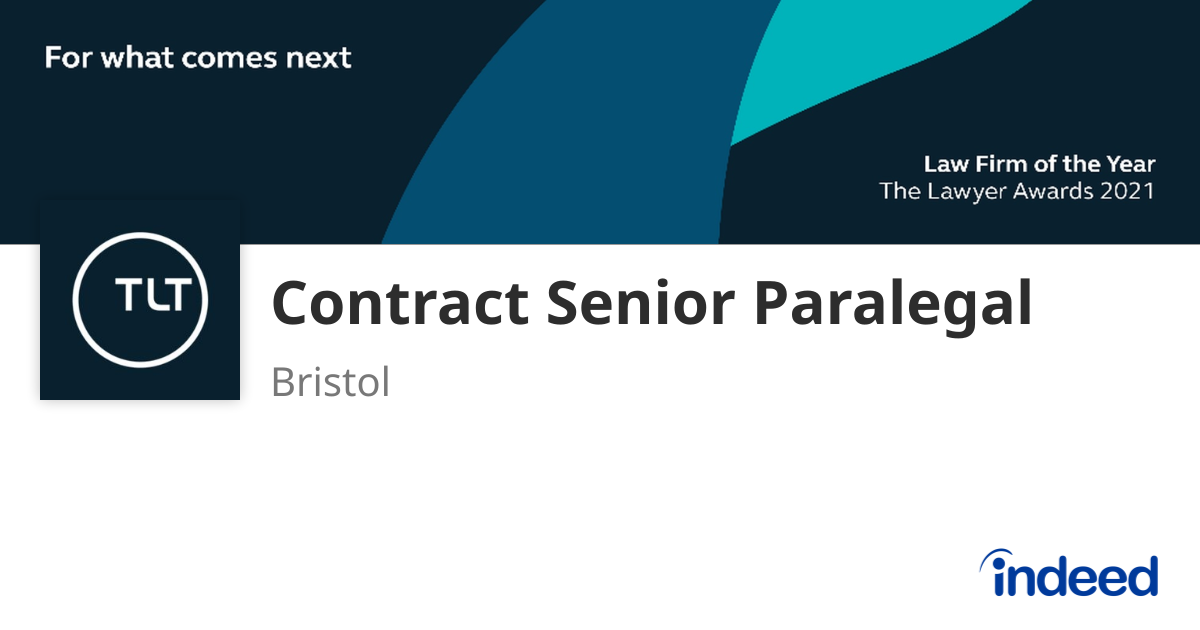 Contract Senior Paralegal - Bristol - Indeed.com