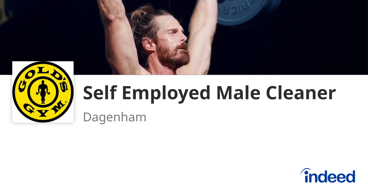 Self Employed Male Cleaner - Dagenham RM10 8TX - Indeed.com