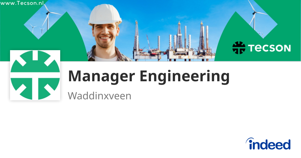 Manager Engineering - Waddinxveen - Indeed.com
