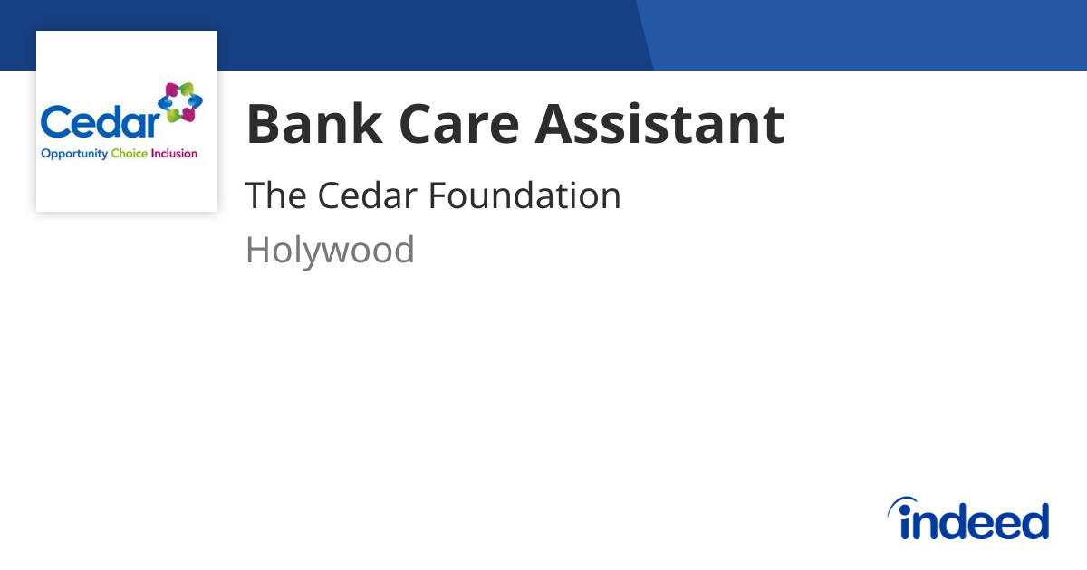 Bank Care Assistant - Holywood - Indeed.com
