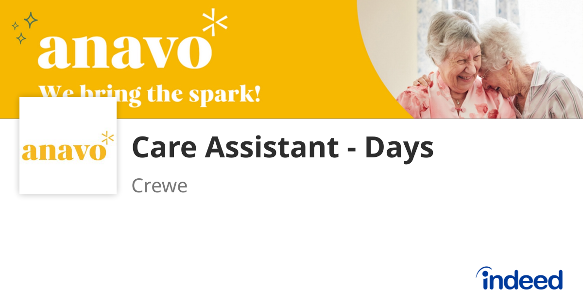 Care Assistant - Days - Crewe CW2 5AD - Indeed.com