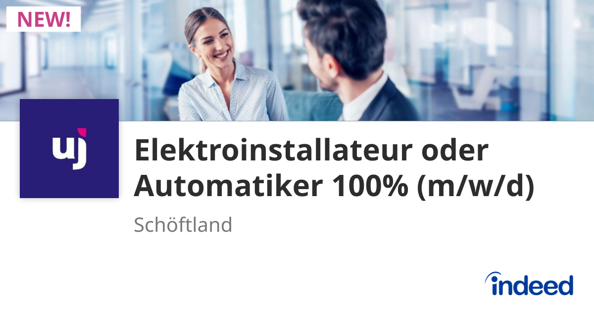 Elektroinstallateur oder Automatiker 100% (m/w/d) - Schöftland, AG ...