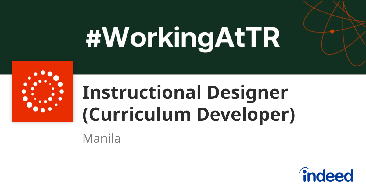 Instructional Designer (Curriculum Developer) - Manila - Indeed.com