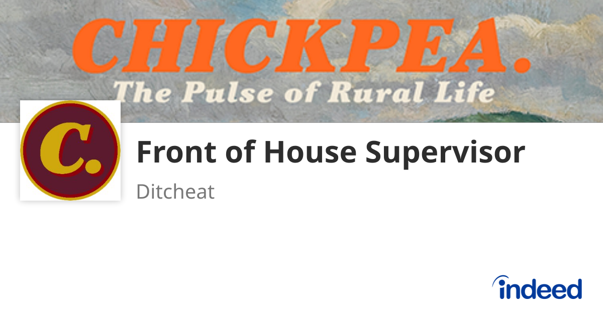 Front of House Supervisor - Ditcheat BA4 - Indeed.com