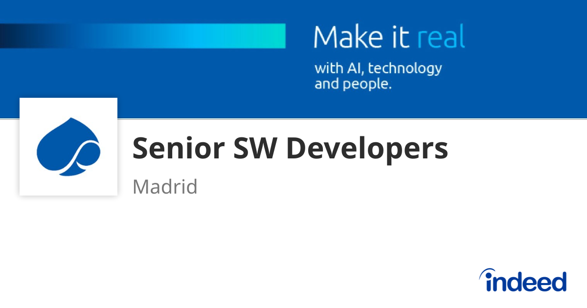 Senior SW Developers - Madrid, Madrid provincia - Indeed.com