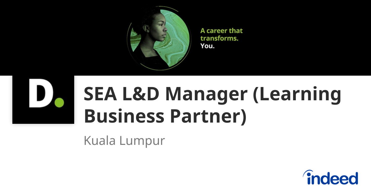 SEA L&D Manager (Learning Business Partner) - Kuala Lumpur - Indeed.com