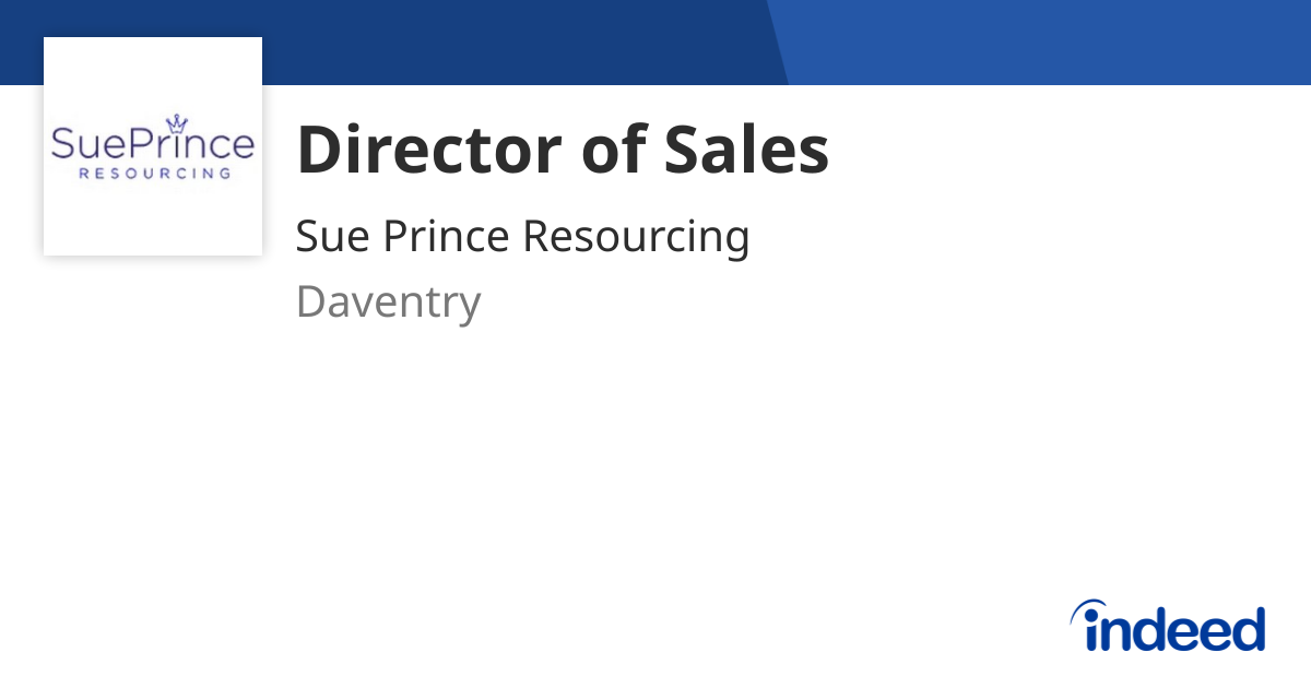 Director of Sales - Daventry - Indeed.com
