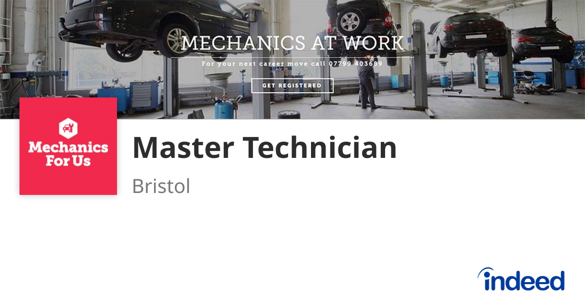 Master Technician - Bristol - Indeed.com