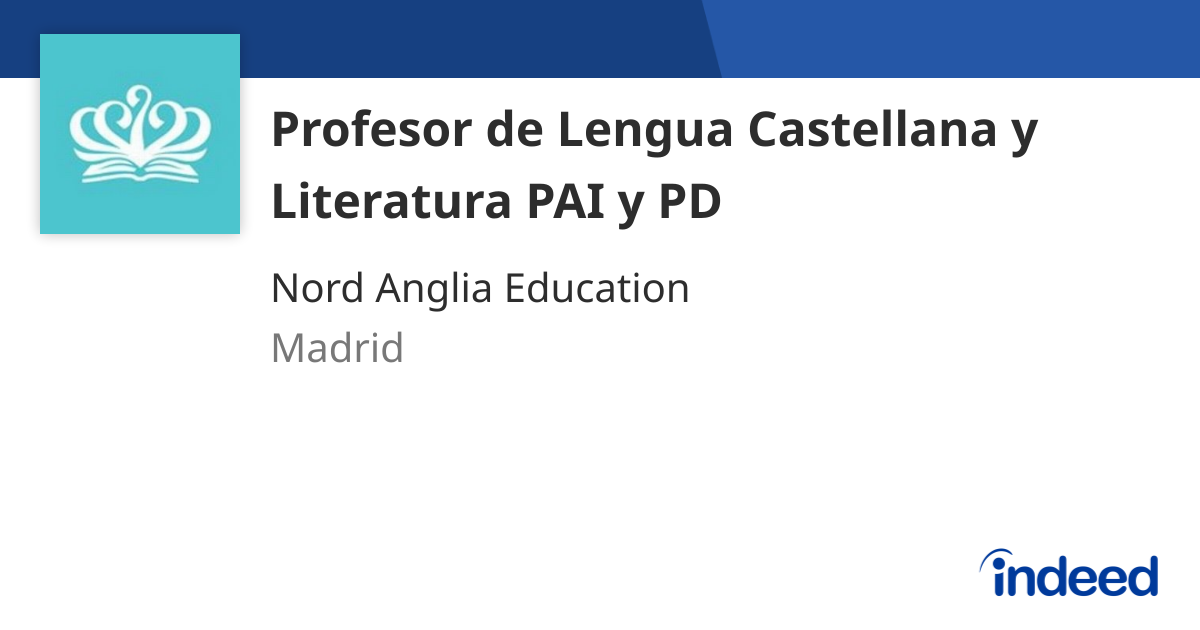 MYP and DP Spanish Language and Literature Teacher - Madrid, Madrid ...