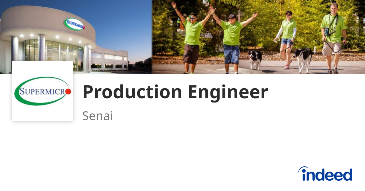 Production Engineer - Senai - Indeed.com