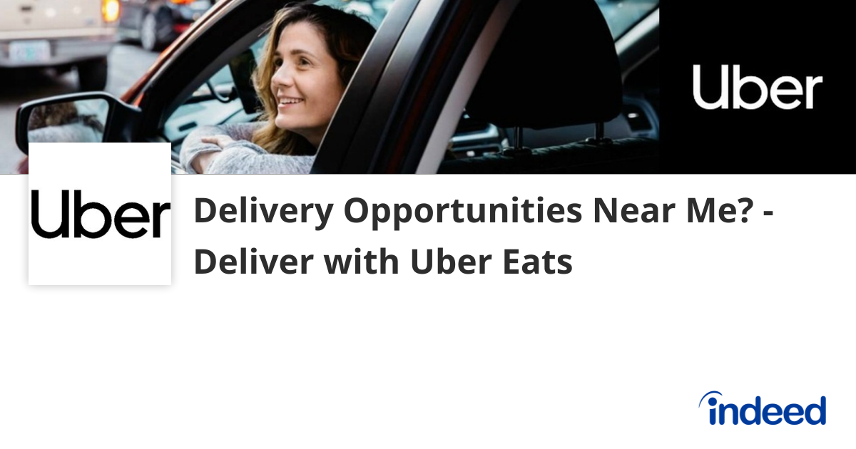 Delivery Opportunities Near Me? - Deliver with Uber Eats - United ...