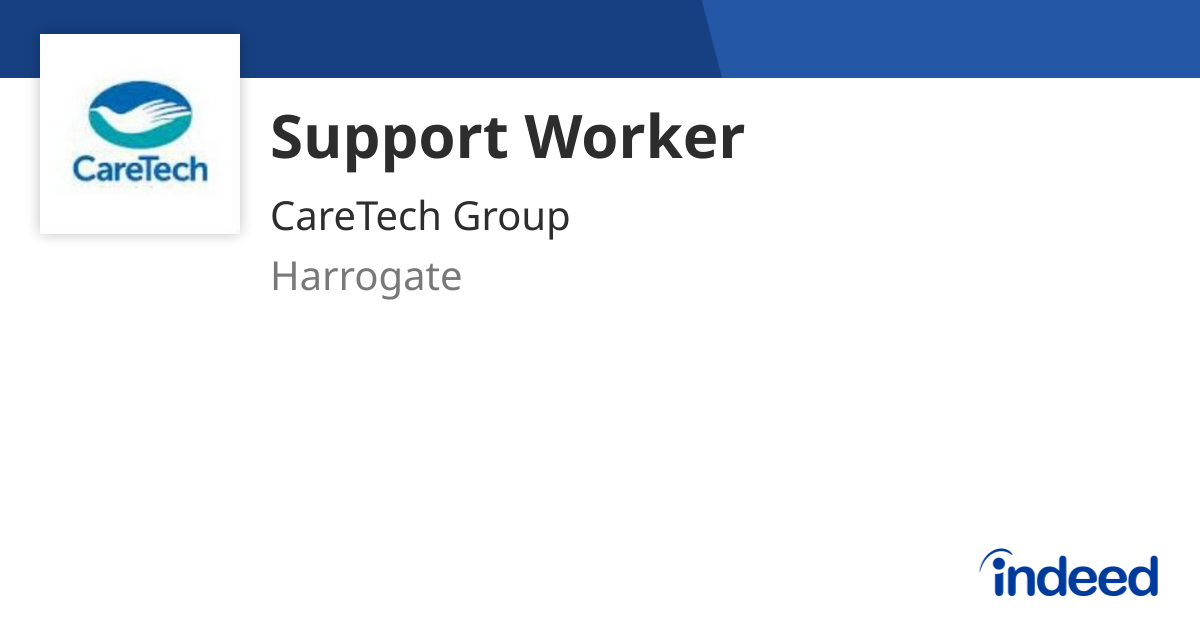 Support Worker - Harrogate - Indeed.com