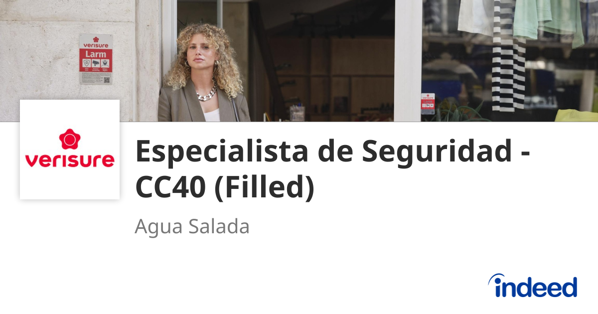 Especialista de Seguridad - CC40 (Filled) - Arequipa, Arequipa - Indeed.com