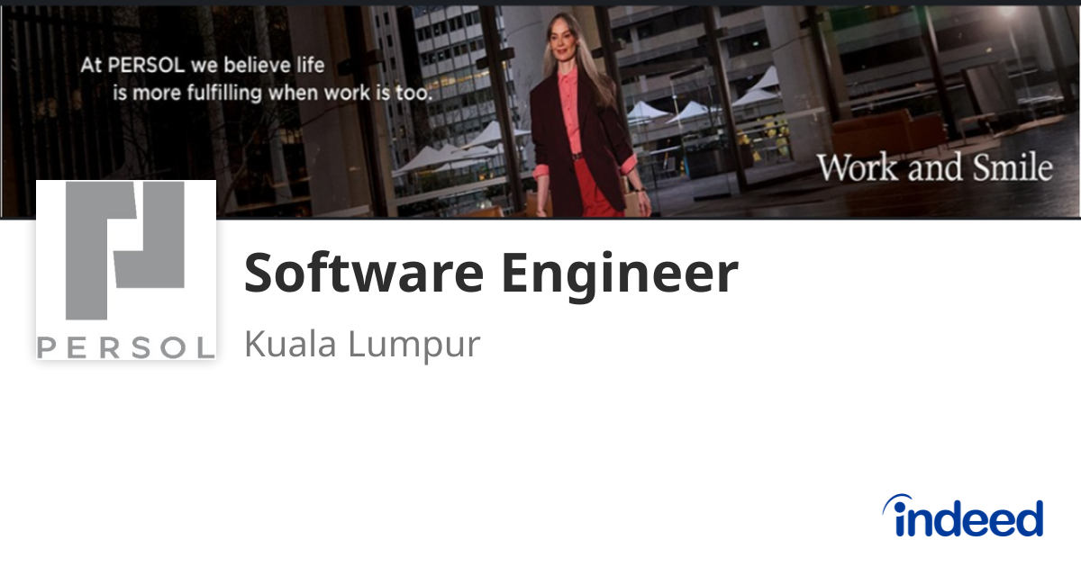 Software Engineer - Kuala Lumpur - Indeed.com