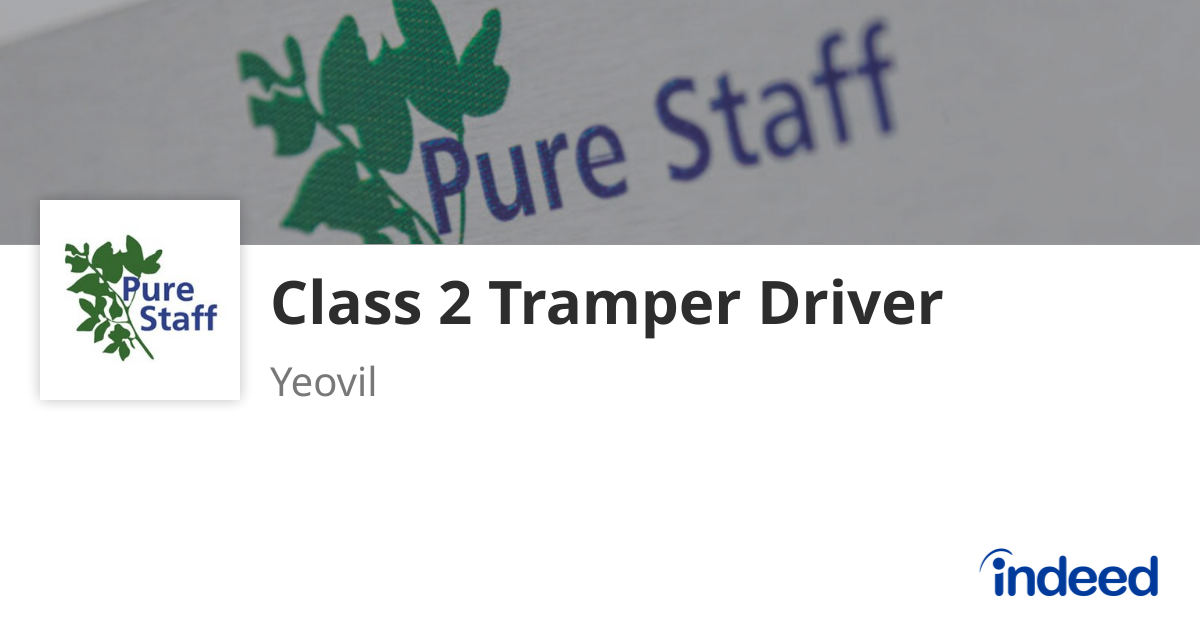 Class 2 Tramper Driver - Yeovil - Indeed.com