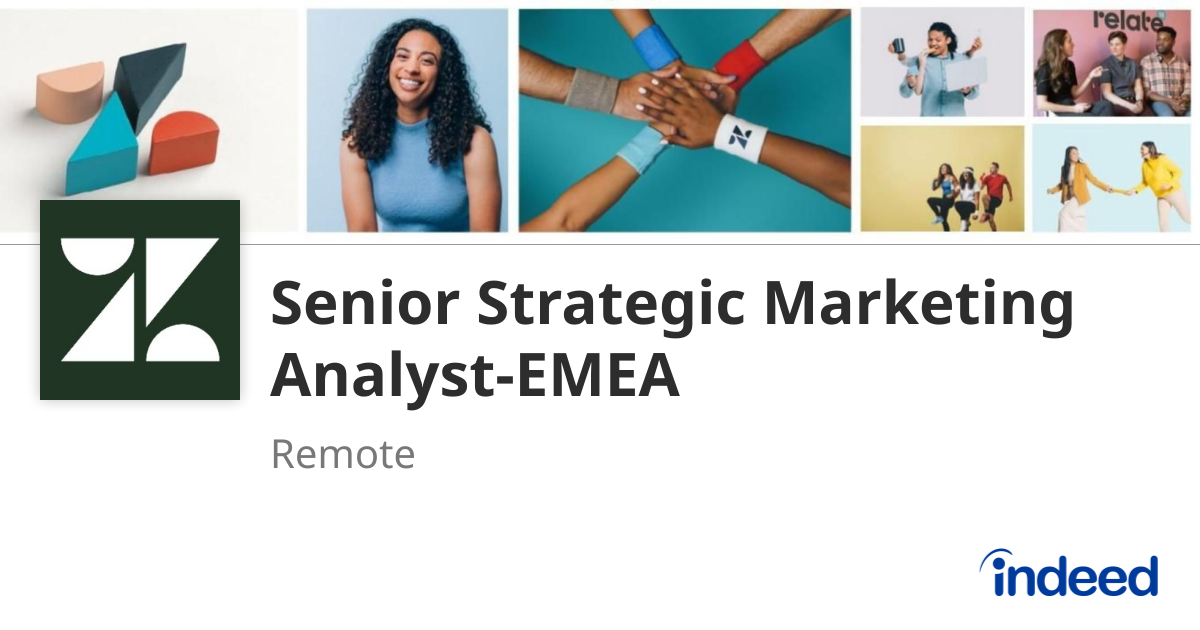 Senior Strategic Marketing Analyst-EMEA - Remote - Indeed.com
