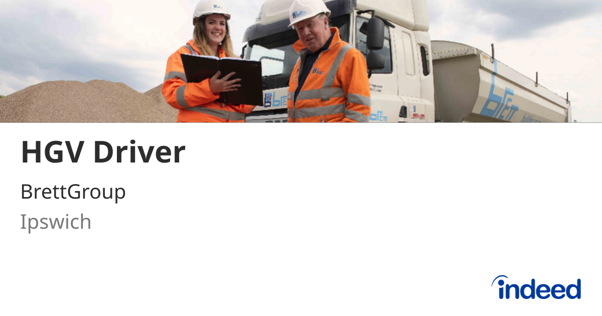 HGV Driver - Ipswich IP2 8LY - Indeed.com