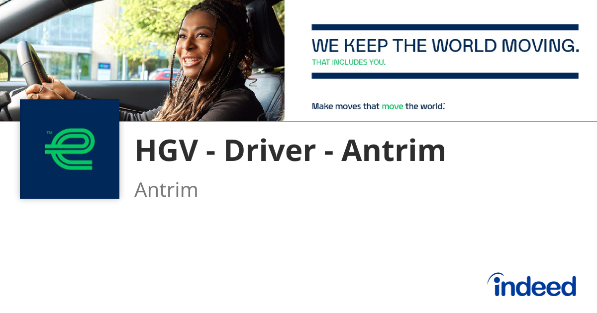 HGV - Driver - Antrim - Antrim BT41 4NT - Indeed.com