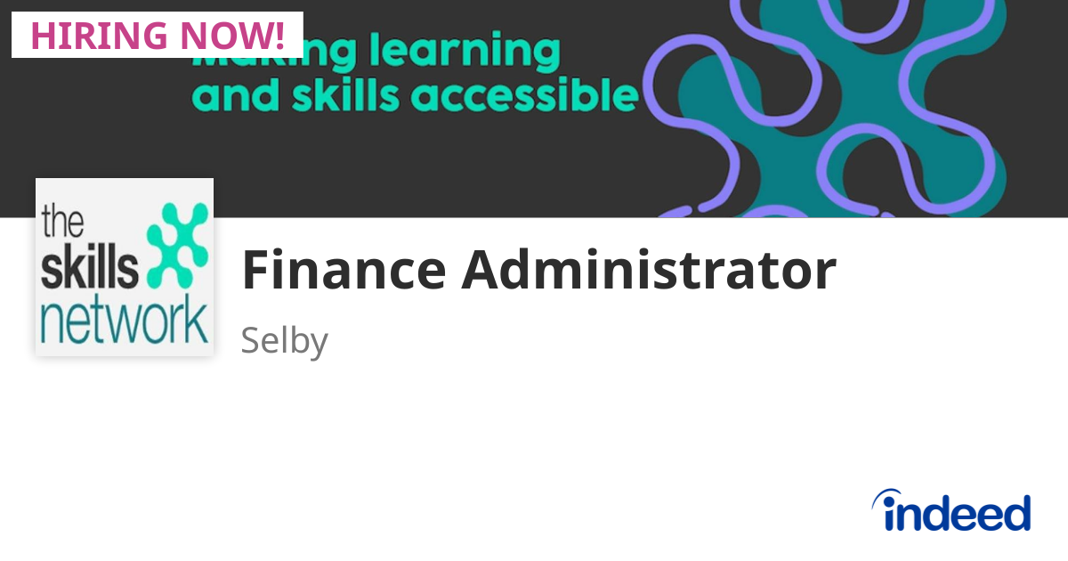 Finance Administrator - Selby YO8 8RY - Indeed.com