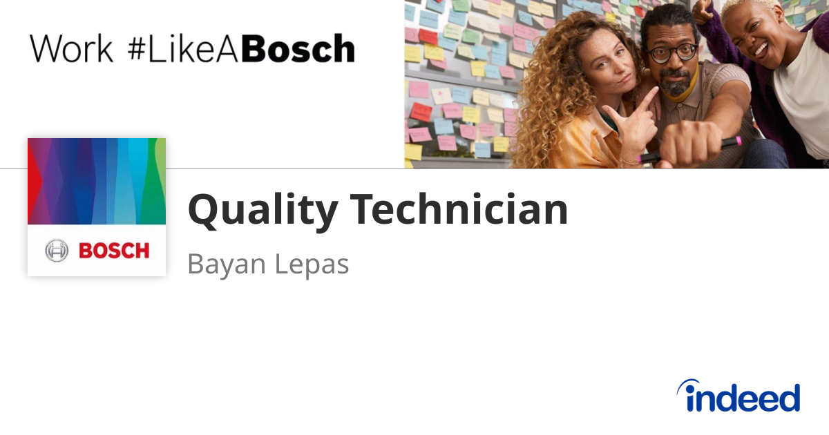 Quality Technician - Bayan Lepas - Indeed.com