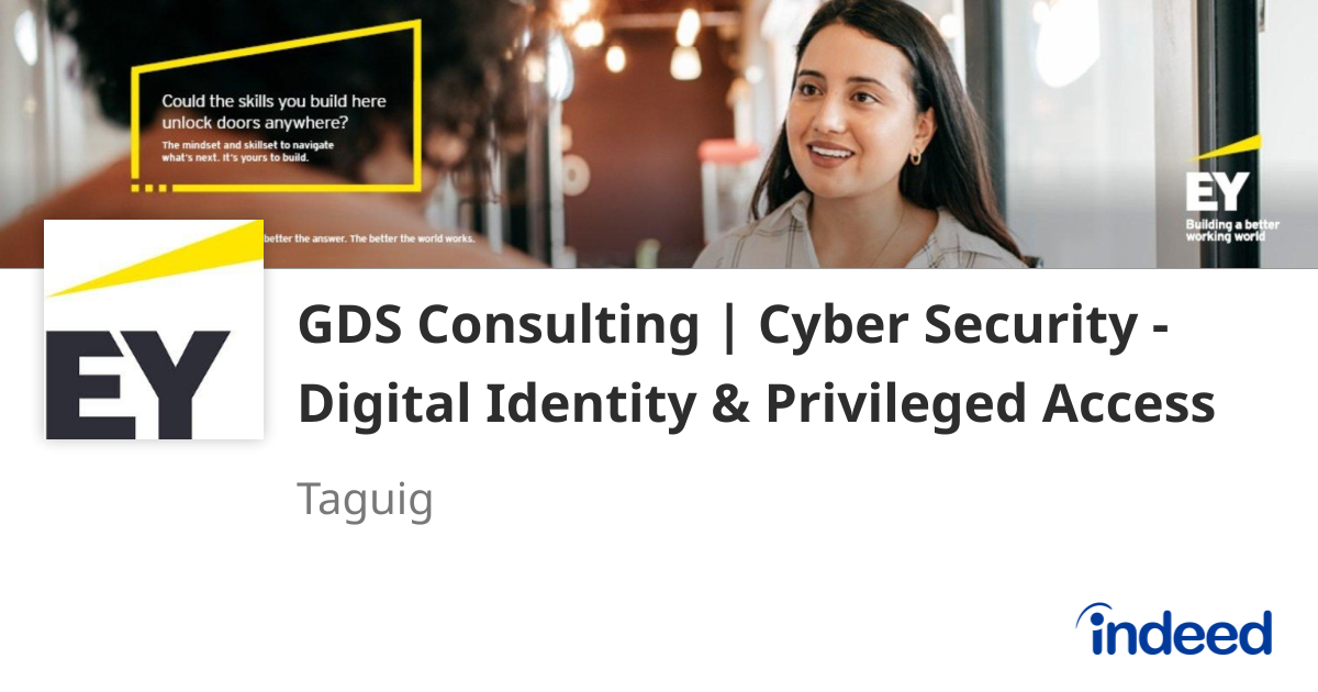 GDS Consulting | Cyber Security - Digital Identity & Privileged Access Management - Manager ...
