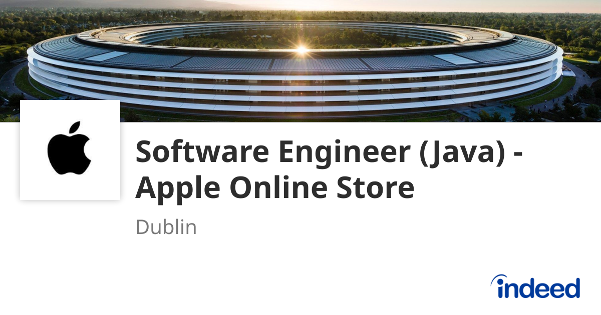 Software Engineer (Java) - Apple Online Store - Dublin, County Dublin ...